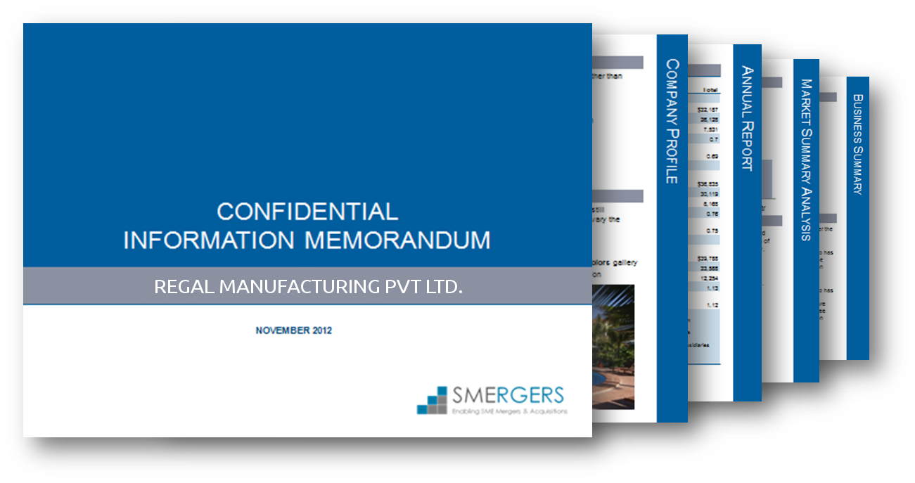 Confidential Information Memorandum - SMERGERS